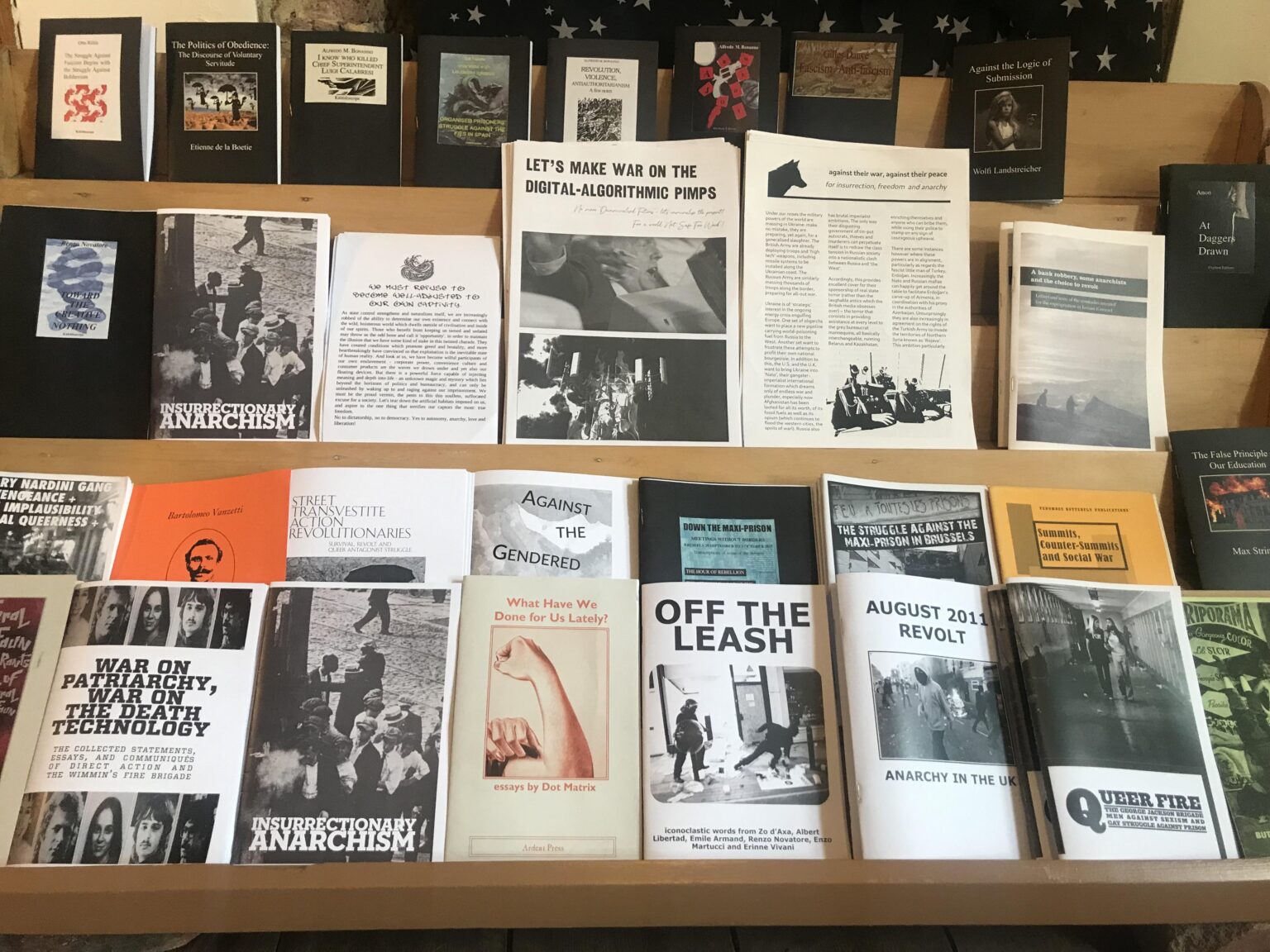 Touchpaper Anarchist Library | Anarchist Library in South London